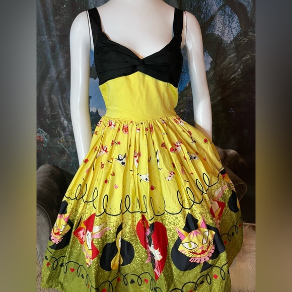 Pinup Couture | Dresses | Pinup Girl Yellow Mary Blair Lydia Alice In ...
